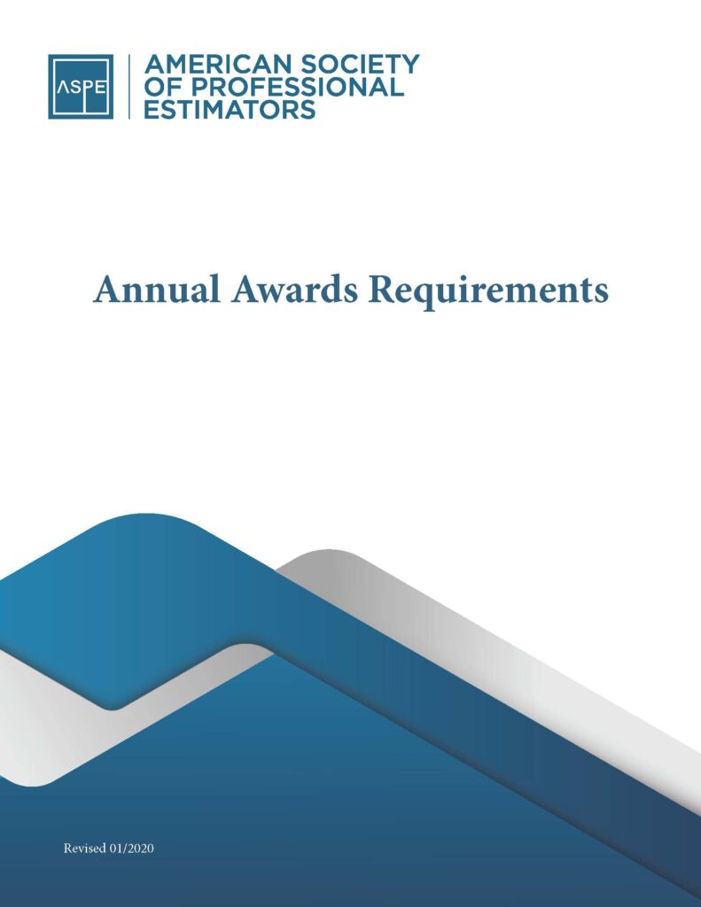 Awards Requirements + Score Sheets – American Society of Professional ...
